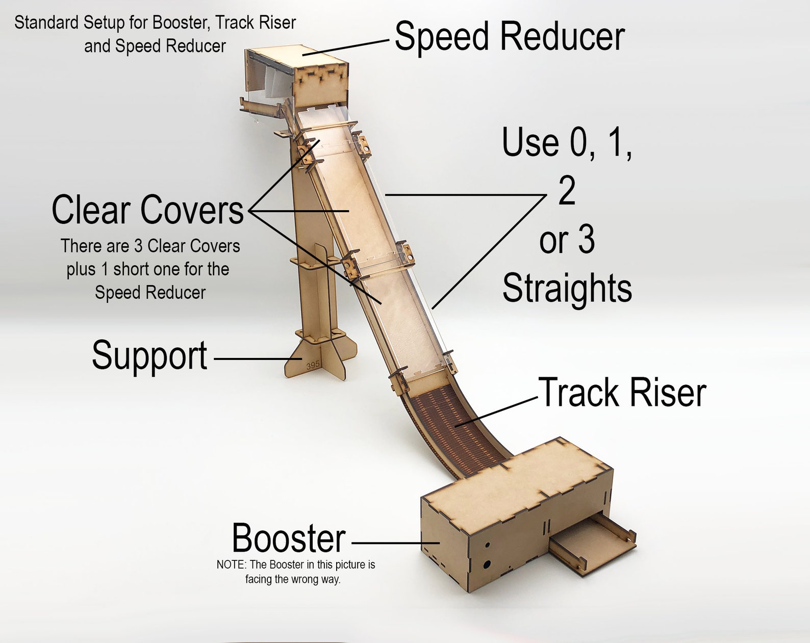 MARBLE RACETRACK, turnpike Board Track Kit, A Modular Marble Racetrack ...