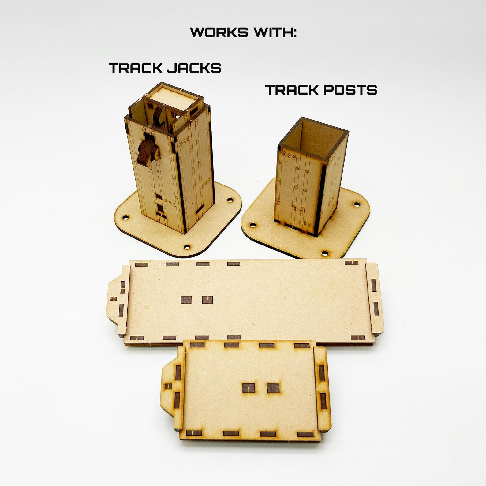 TRACK POST - 3 1/4" (8.0cm), Track Support, Marble Race Track Kit, A ...