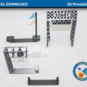 Marble Sports Racing System DIGITAL FILES for 3D Printing A - Etsy