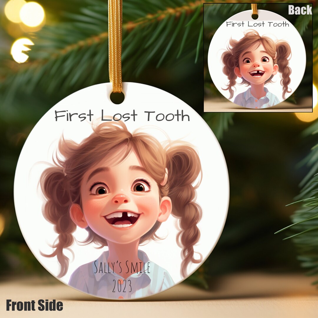 My First Lost Tooth Ornament Cherished Memory Lost Tooth Personalized ...