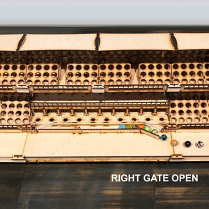 PIT ROW With Spectator Platform Above, Marble Race Track Kit, A Diy ...