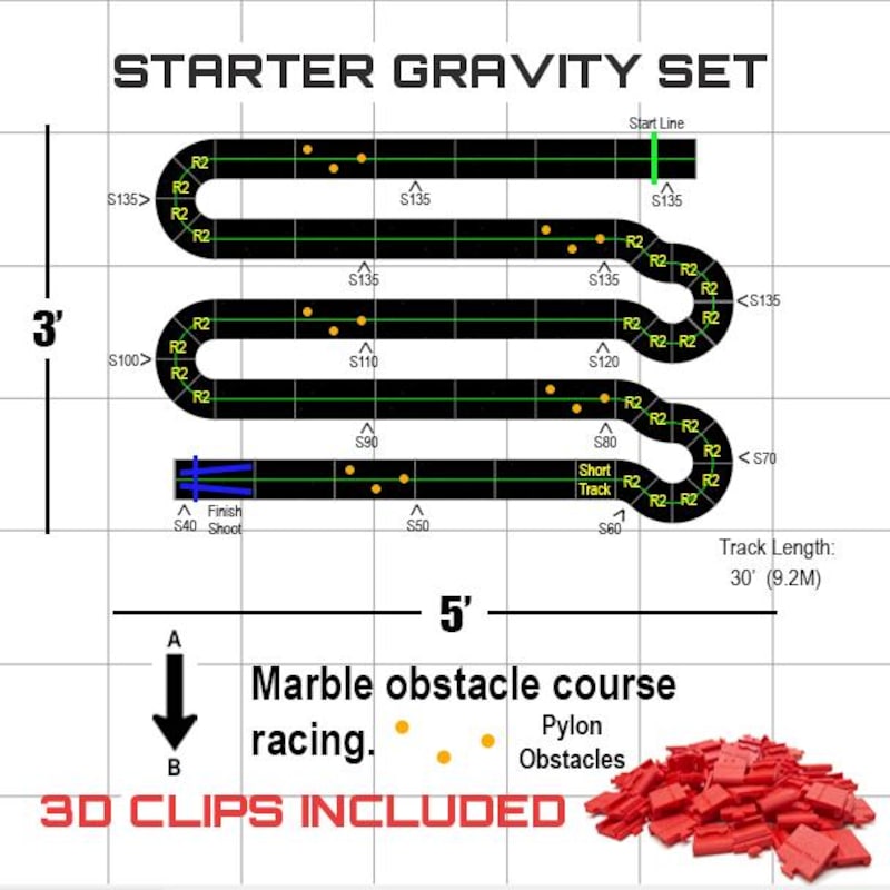 Marble Run Race Wood - Etsy