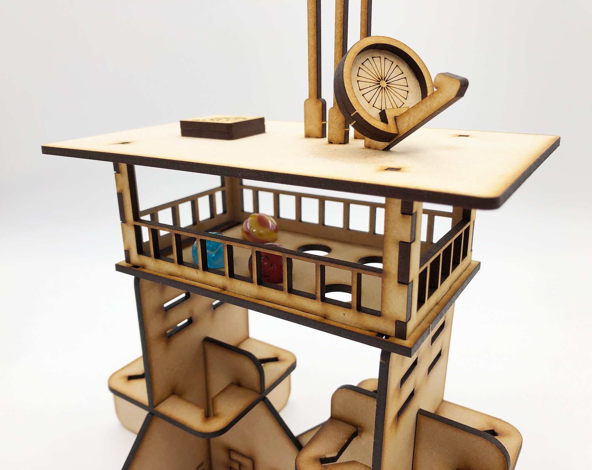 ANNOUNCERS BOOTH, Marble Race Track Kit, A DIY Modular Marble Racetrack ...