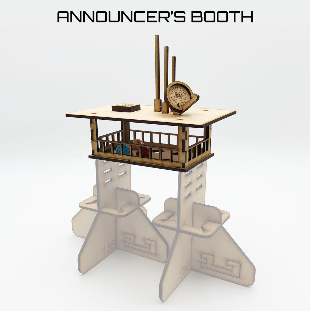 ANNOUNCERS BOOTH, Marble Race Track Kit, A DIY Modular Marble Racetrack ...