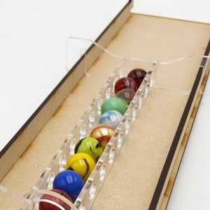 Clear Marble Race FINISHER'S SHOOT for 20 Marbles – MARBLTRAK Add-on ...