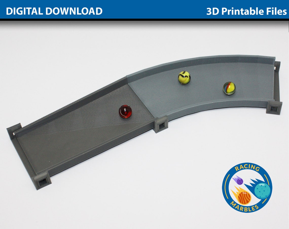 Banked Corner Tracks for Marble Sports Racing System - DIGITAL FILES ...