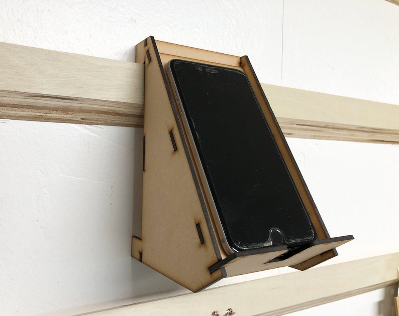 Cell Phone Holder Digital Files for Laser or CNC Tool - Etsy