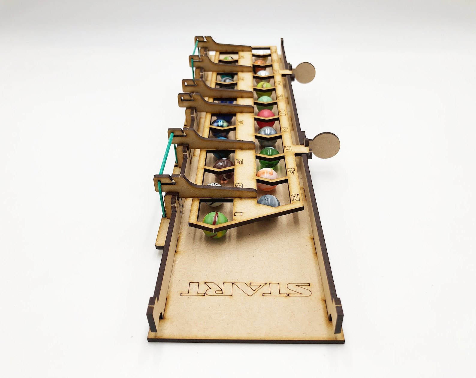 STARTING GRID - 20 Marbles, Marble Race Track Kit, A DIY Modular Marble ...