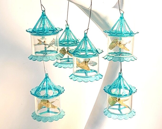 Vintage Christmas Tree Twinklers / Spinner / Carousel Bird Cage ...