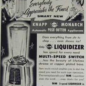 Vintage Knapp-monarch Multi-speed Liquidizer Blender, Catalog #40-511 ...