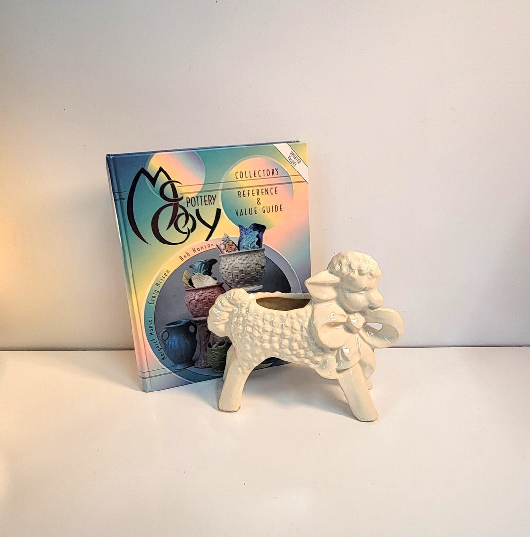 Vintage Mccoy Lamb Planter, Mccoy Art Pottery, 8.5" X 7.5", Mccoy ...