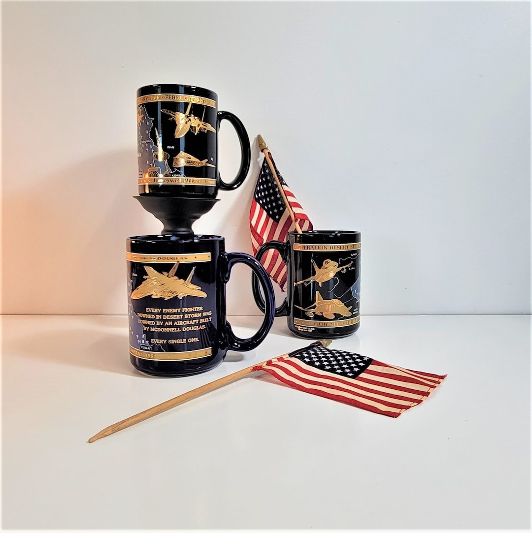 Your Pick - Operation Desert Storm 22K Gold Coffee Mugs by Kapan-kent ...