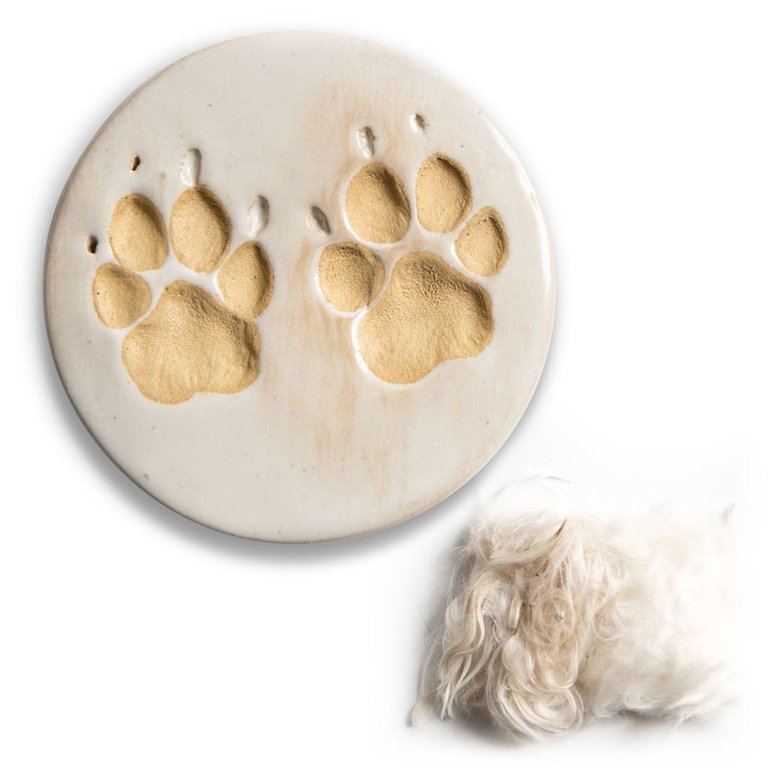 Custom Colour Paw Print Impression Keepsake , Personalized Paw Print ...