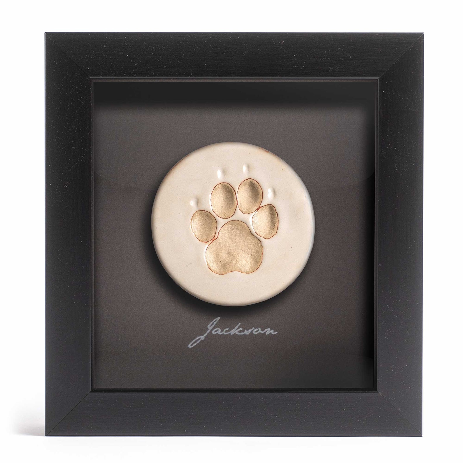 Custom Paw Print Impression Keepsake Ceramic Pet Ornament | Etsy