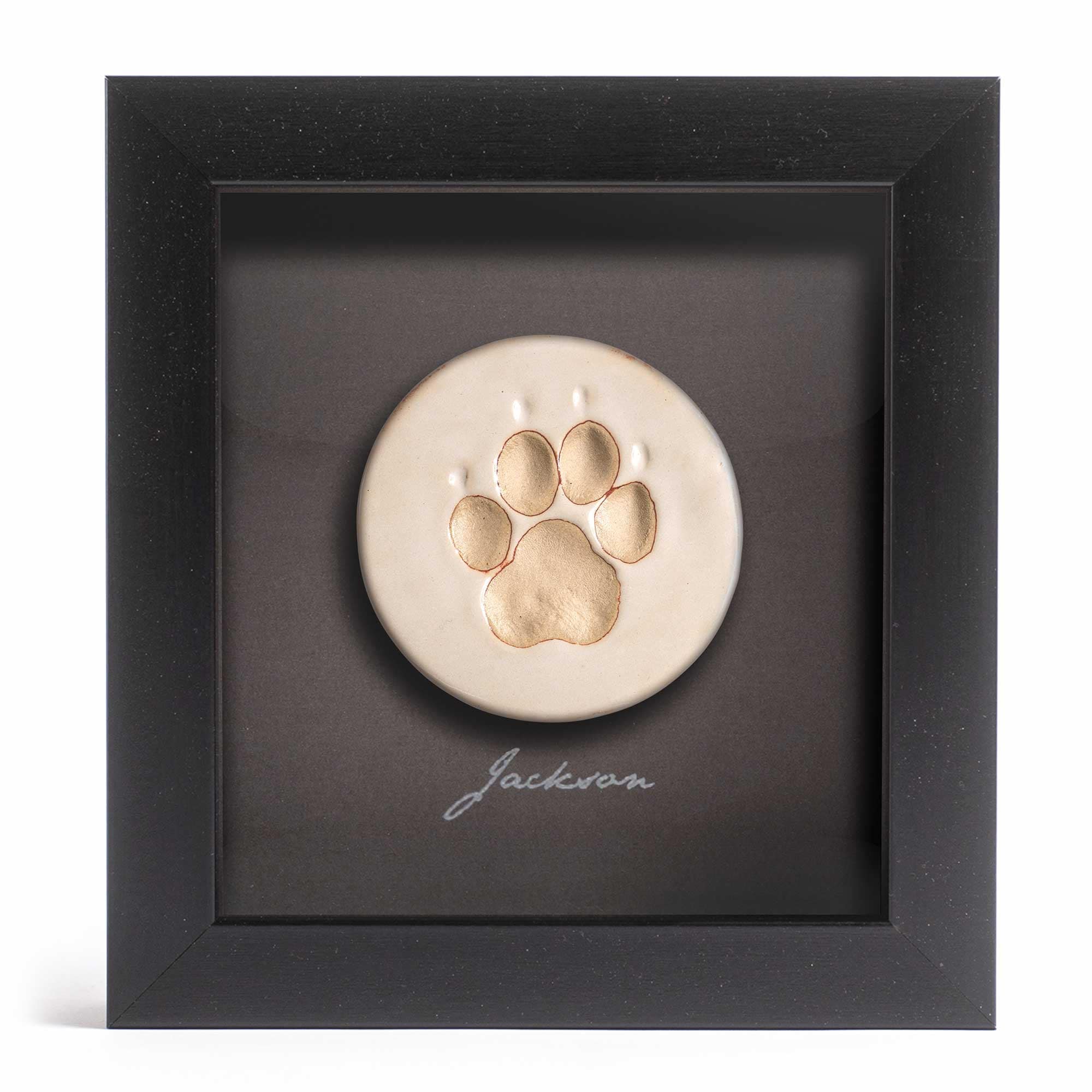 Custom Paw Print Impression Keepsake , Ceramic Pet Ornament - Etsy