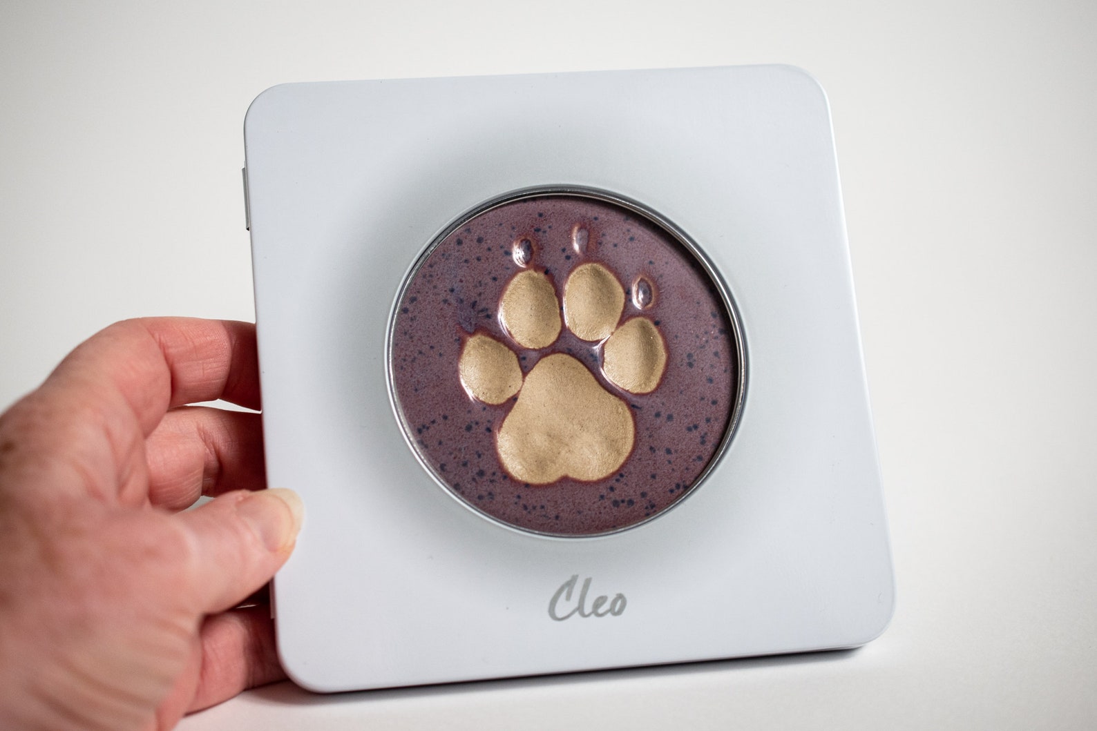 Custom Paw Print Impression Keepsake , Ceramic Pet Ornament - Etsy