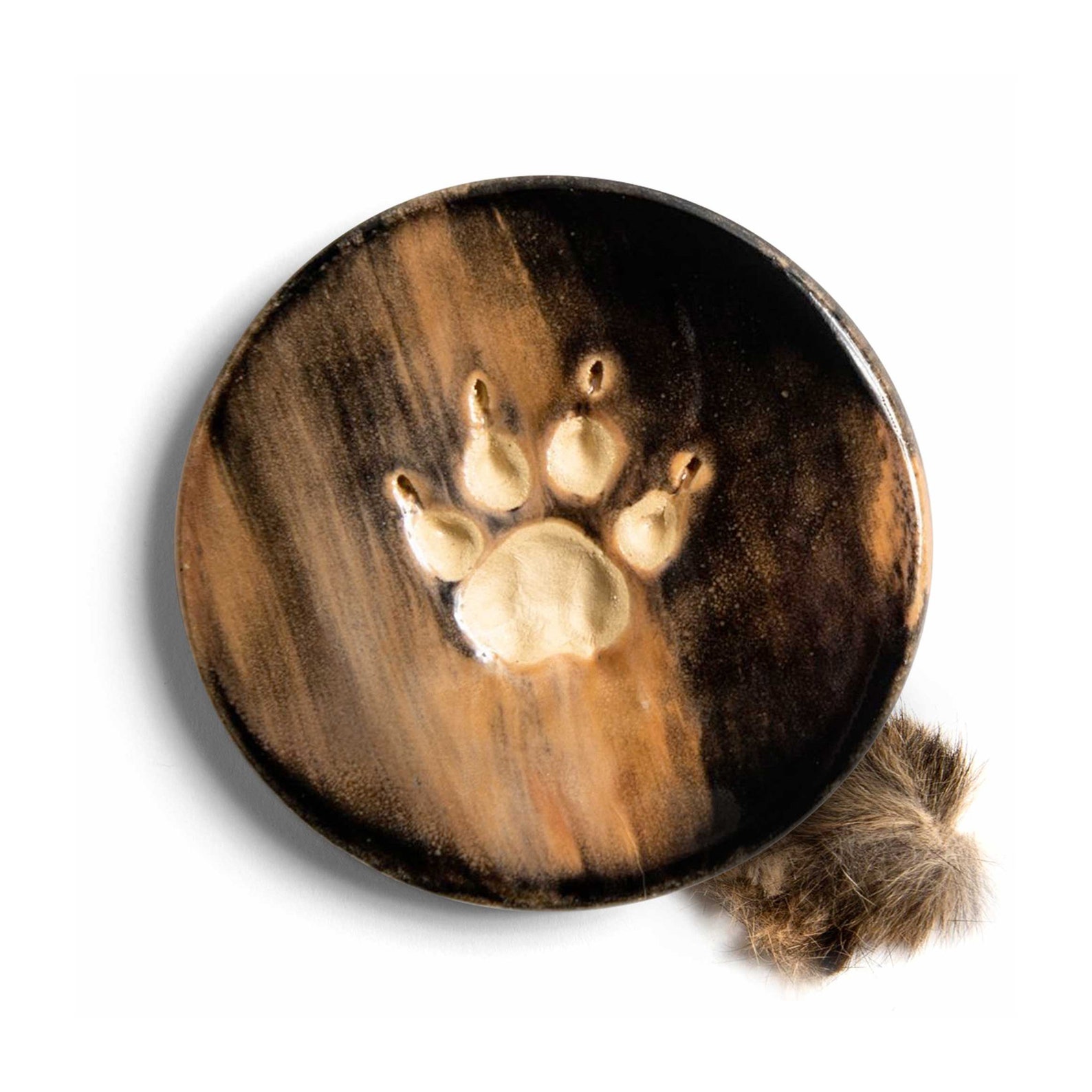 Custom Colour Paw Print Impression Keepsake , Personalized Paw Print ...