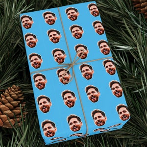 Lionel Messi Wrapping Paper Soccer Fan Gift, Christmas Wrap for Sports ...