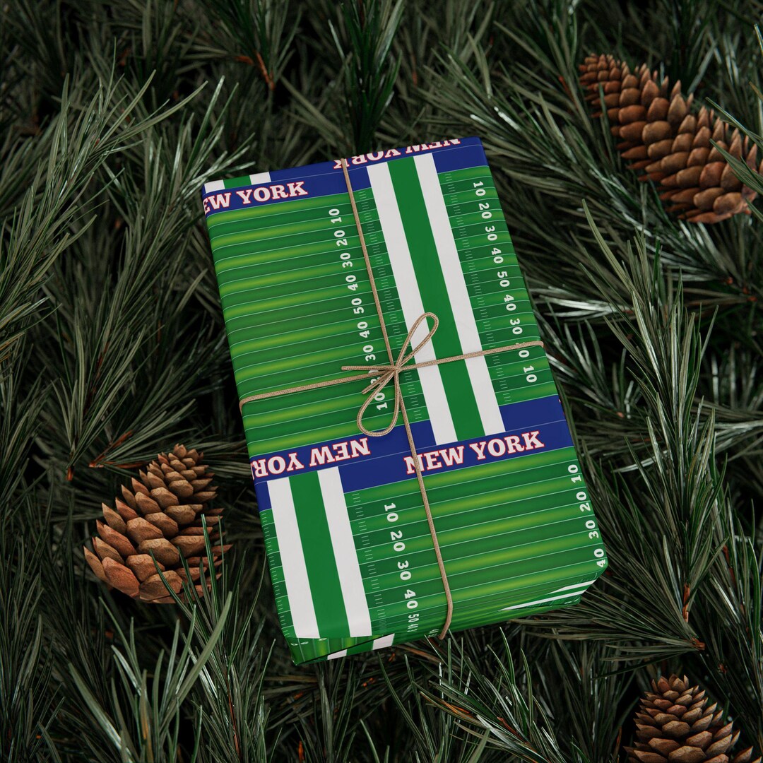 New York Football Wrapping Papers, New York Football Gift Wrap Paper ...