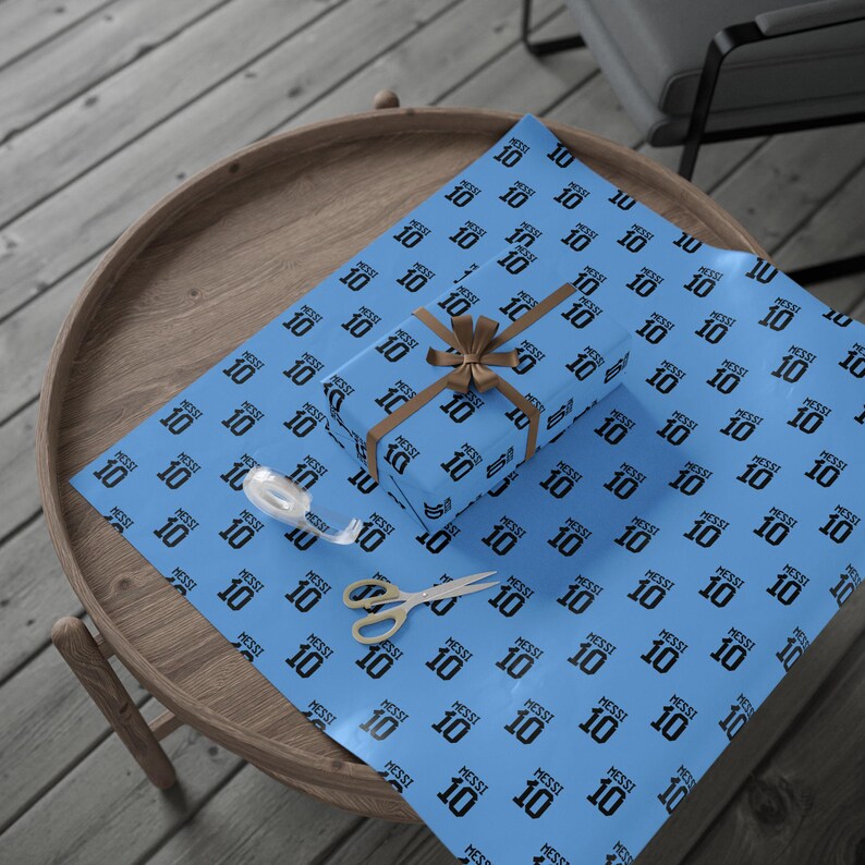 Lionel Messi 10 Wrapping Paper Gift Wrap - Etsy