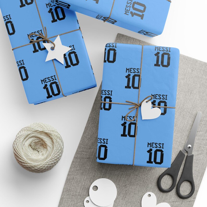 Lionel Messi 10 Wrapping Paper Gift Wrap - Etsy