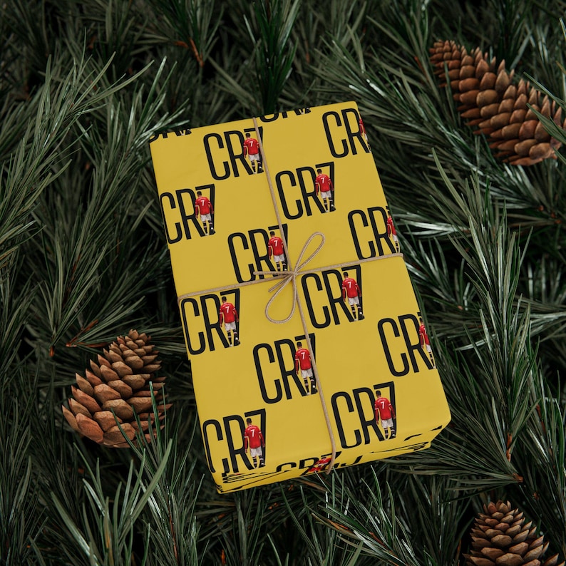Cristiano Ronaldo CR7 Wrapping Paper: Soccer Fan Gift - Etsy