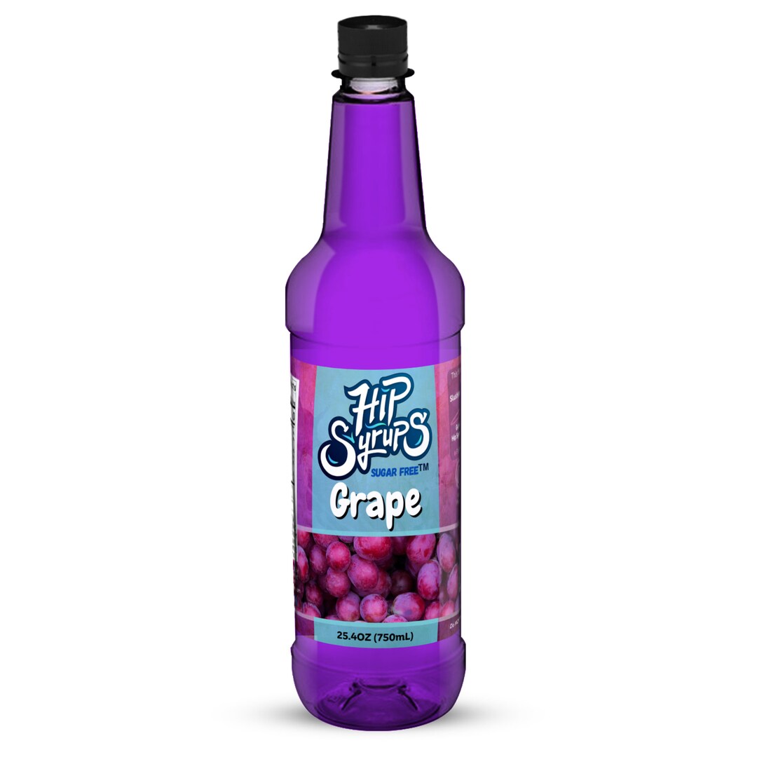 Hip Syrups Grape Sugar Free Simple Syrup Designed for Water Flavor ...