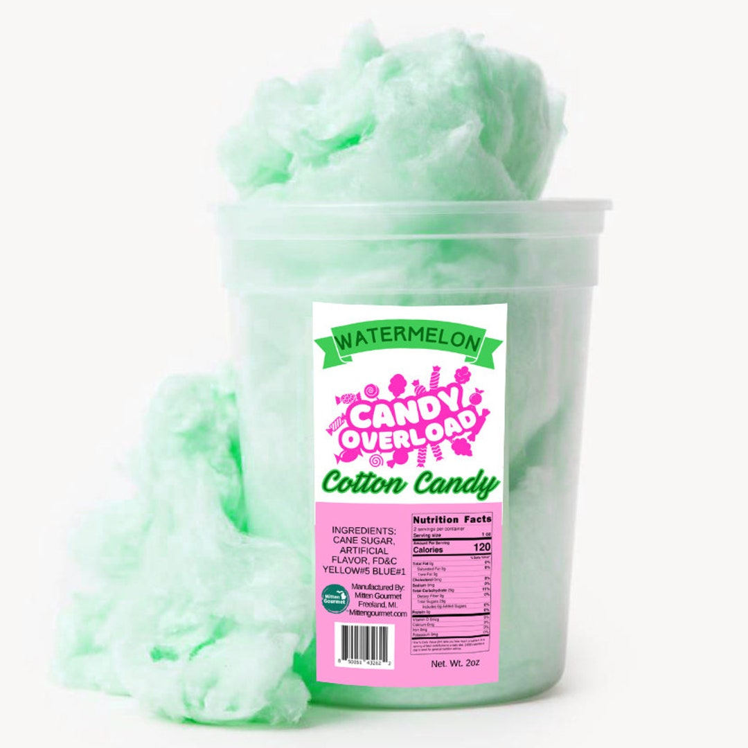 Gourmet Cotton Candy Watermelon - Etsy
