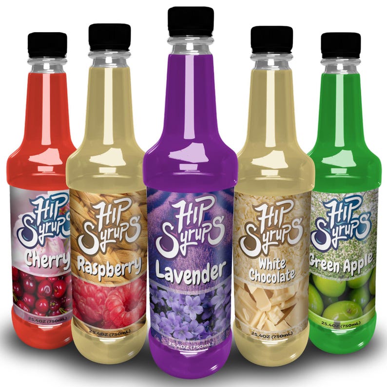 Hip Syrups - Simple Syrup Designed for Coffee, Hot Cocoa, Water Flavor ...