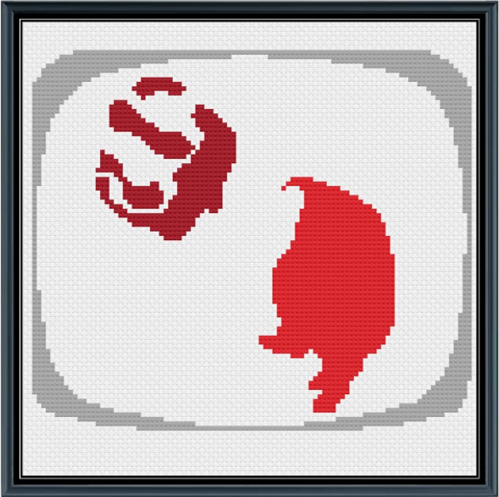 Wandavision TV Cross Stitch Pattern Wanda Maximoff and Vision ...