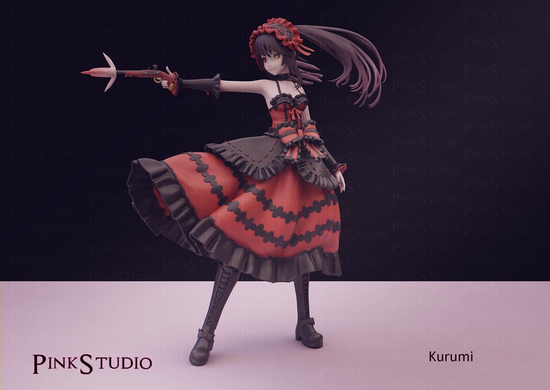 Evil Spirit Girl Model Kit | 3D Resin Printed Figurine | Pink Studio - Etsy