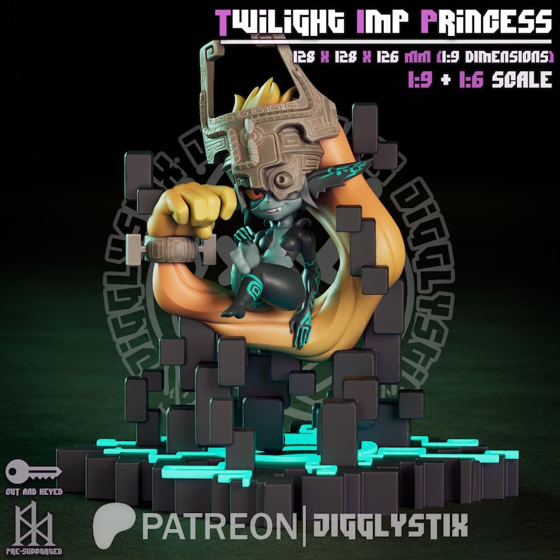 Twilight Imp Princess Model Kit | Jigglystix - Etsy