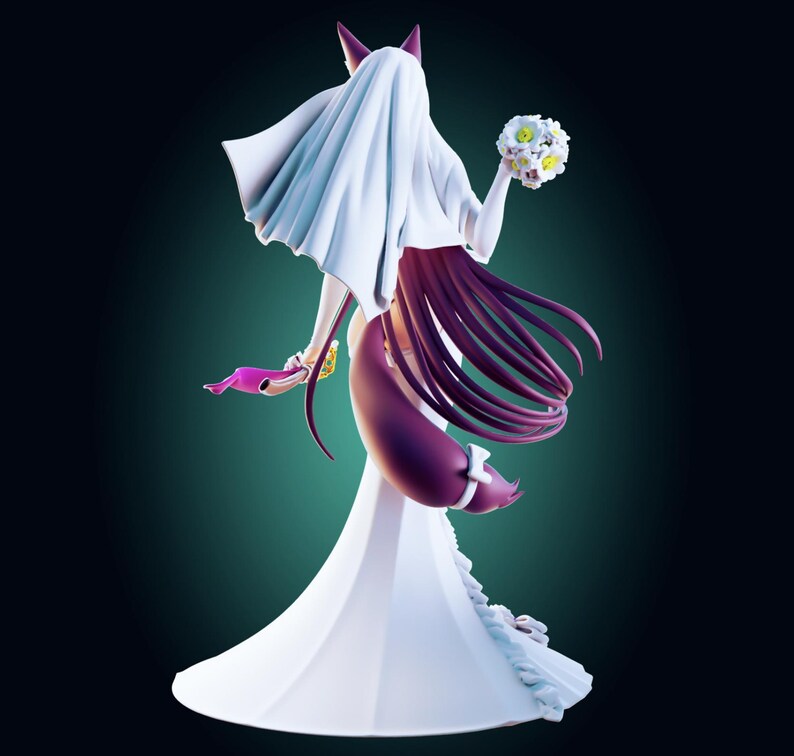 Sword Bride Model Kit | 3D Resin Printed Figurine | Officer Rhu - Etsy