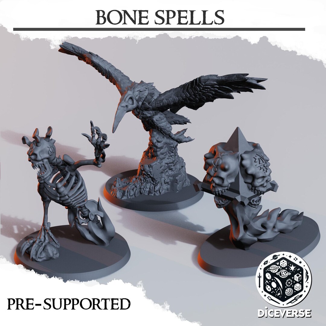 Bone Spell Miniatures | Diceverse - Etsy