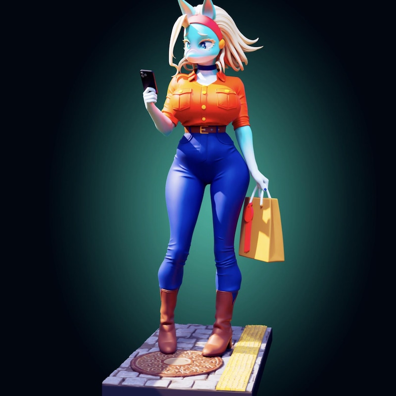 Resin Model Kit Furry - Etsy