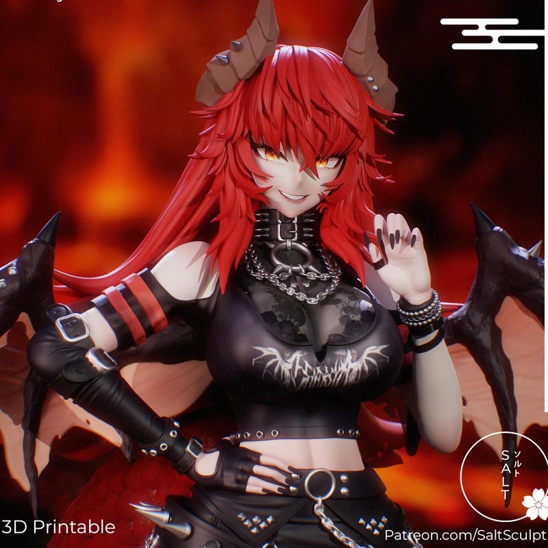Dragon Girl Model Kit - Etsy