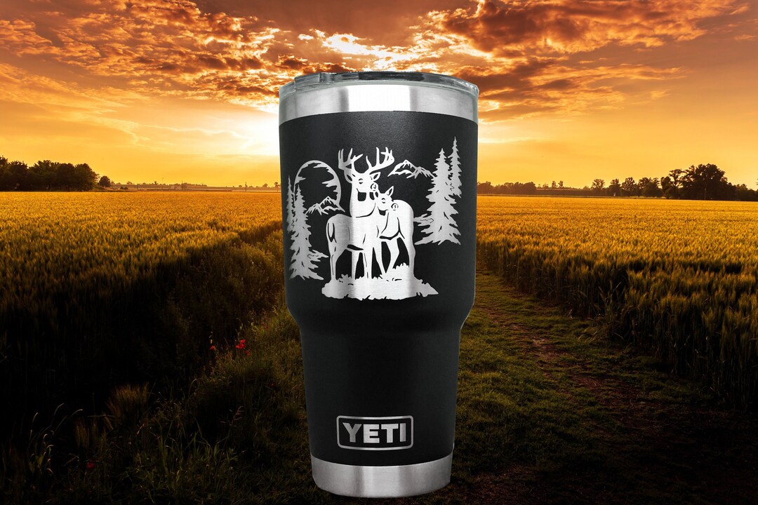 Whitetail Deer Scene Yeti, White-tailed Deer Scene WYLD Gear - Etsy