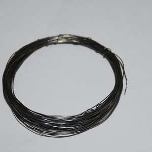 Black Plated Round Soft Wire, Brass Wire, 30, 28, 26, 24, 22, 20, 18 ...