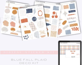 Pink and Purple Deco Sticker Kit, Set 39,digital Planner Sticker Kit ...