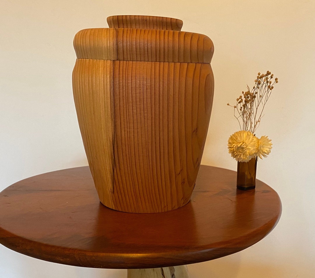 Natural Wood Urn, Custom Made - Etsy
