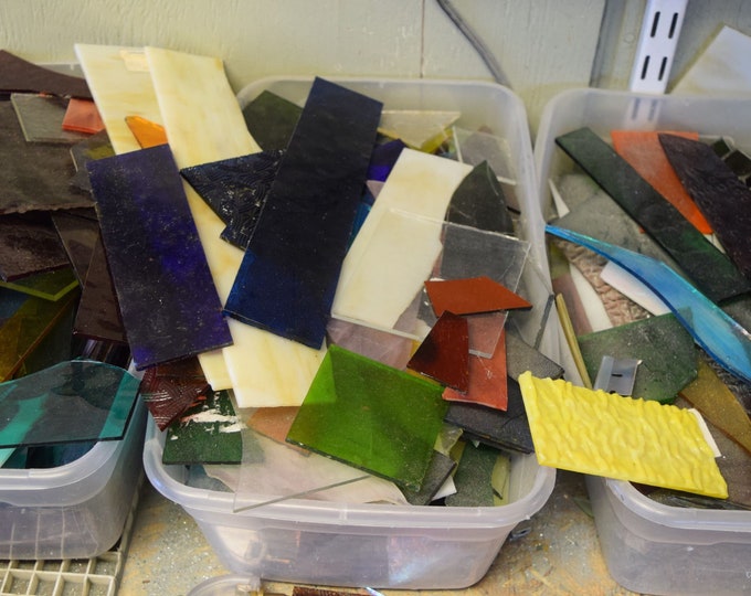 Scrap Stained Glass. Different Textures, Colors and Sizes. All Usable ...