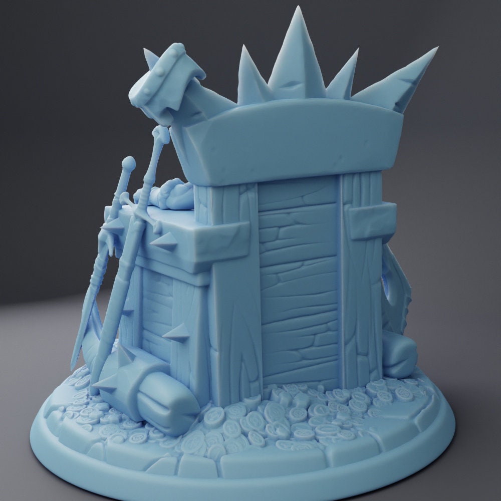 Orc Queen 3D Printed Mini STL by Twin Goddess Miniatures - Etsy