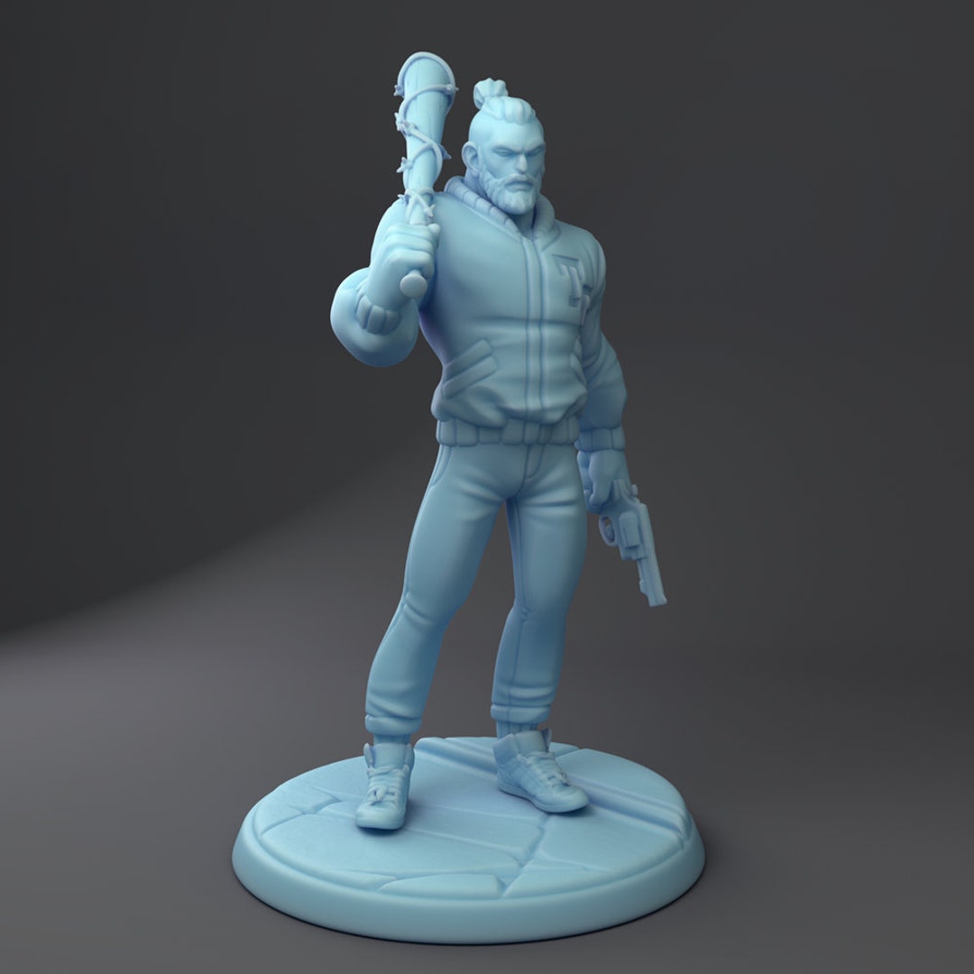 Rooster, Hotline Hitman, 3D Printed Mini (STL by Twin Goddess ...