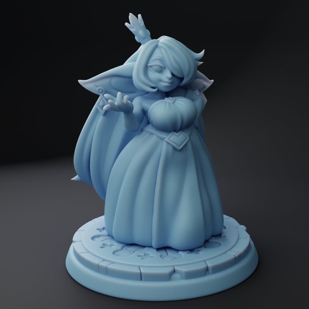 Goblin Queen Regina, 3D Printed Mini (STL by Twin Goddess Miniatures ...