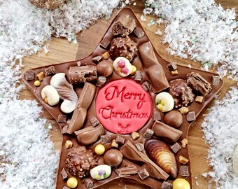 Christmas Chocolate Slab - Etsy UK