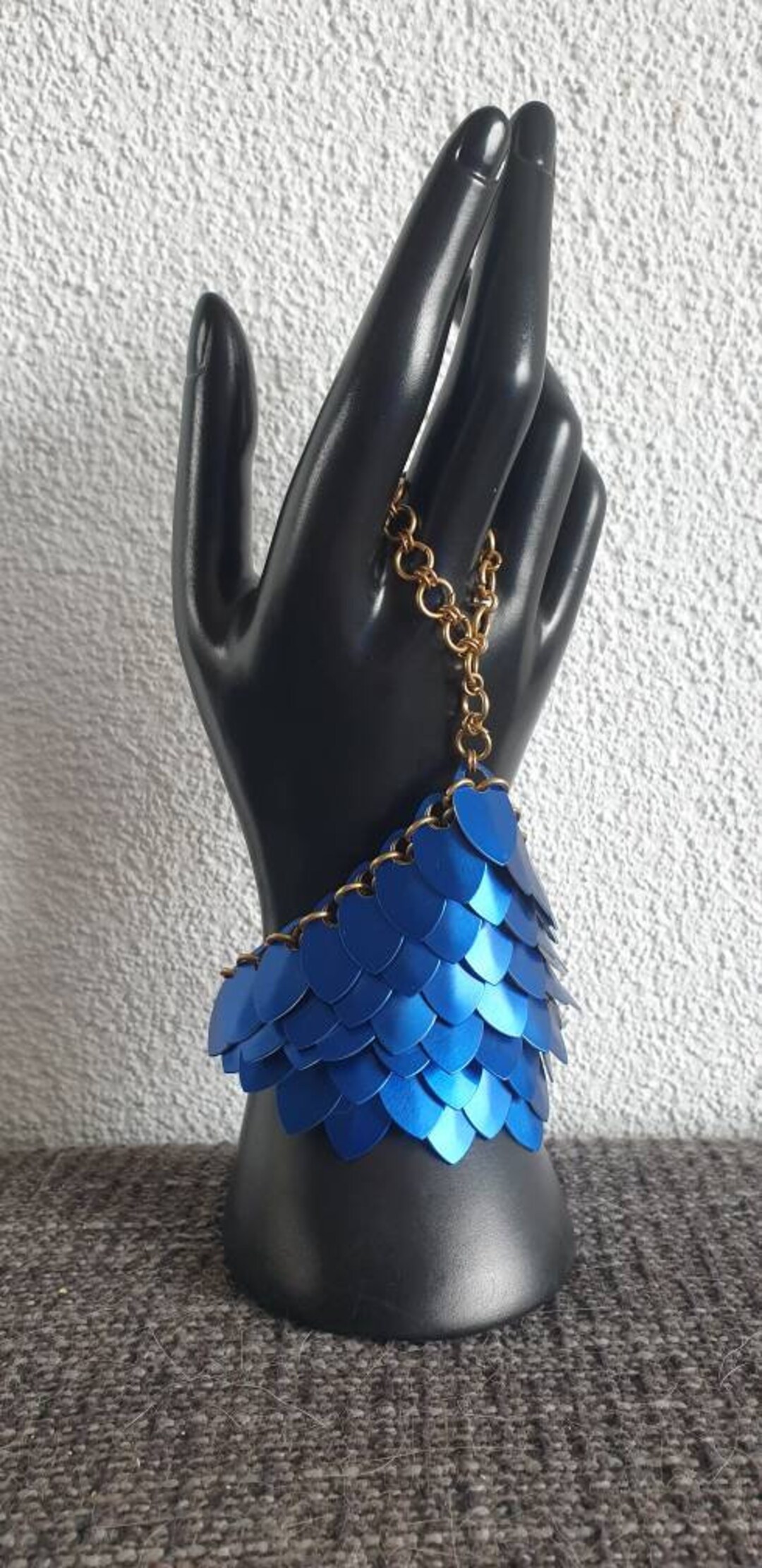 Scale Mail Armor Bracelet Wrist Blue Bronze Green Red - Etsy