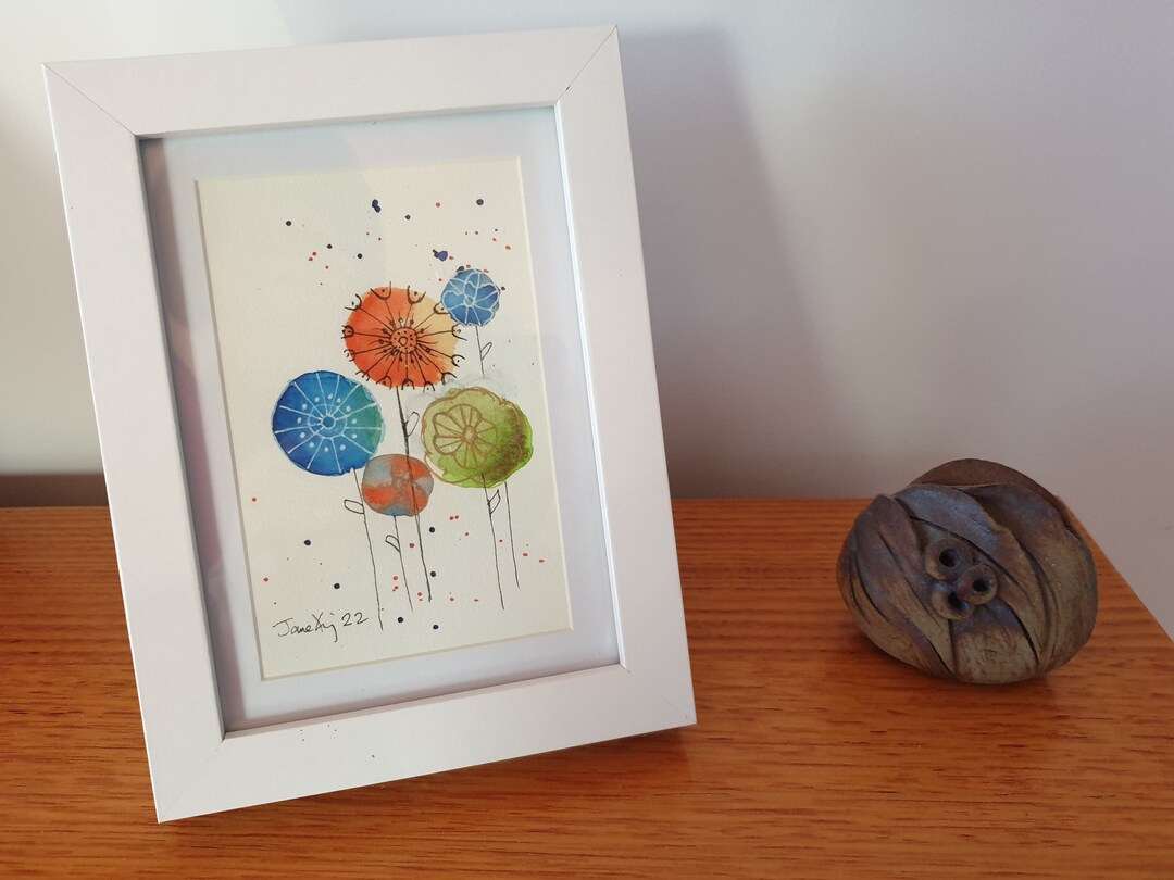 Small Watercolour Artwork Desk or Wall Art - Etsy