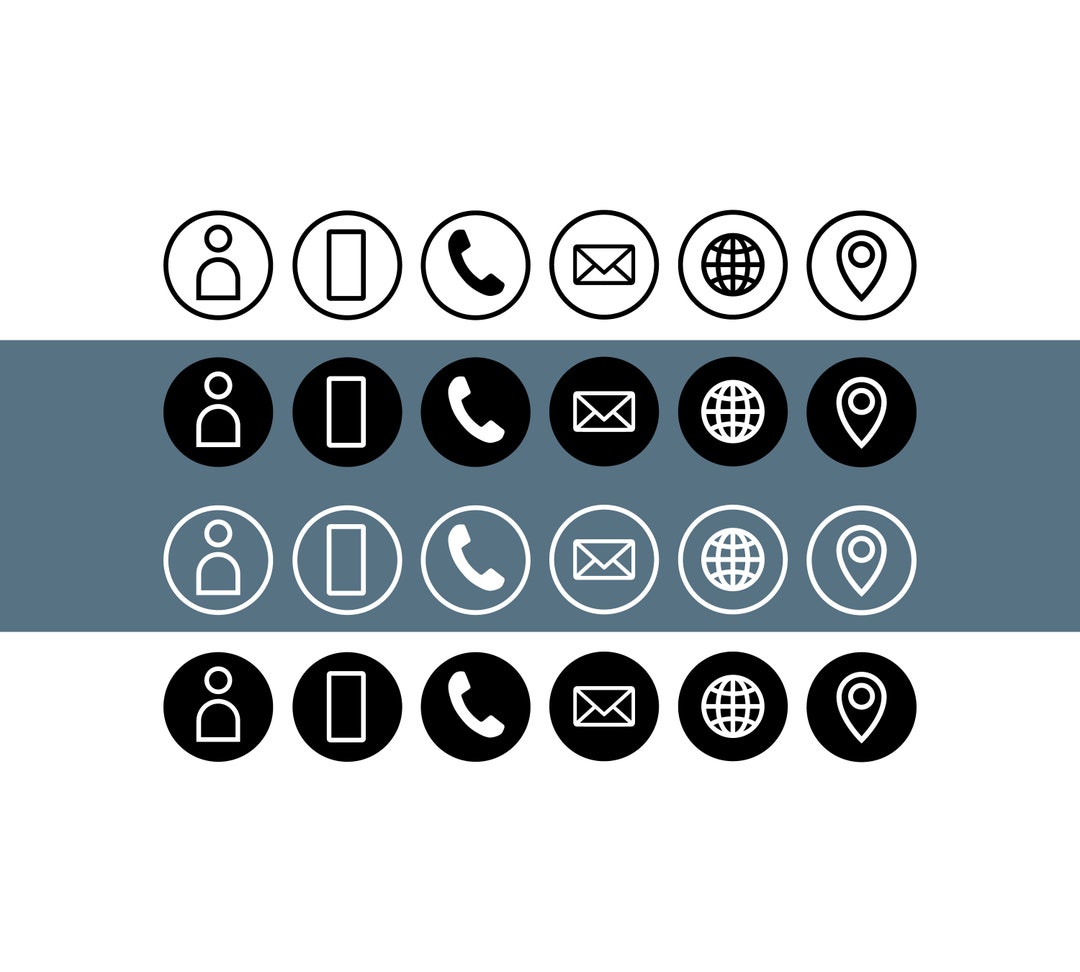 Icon for Business Card Template, Modern Simple Design, Printable Cards ...