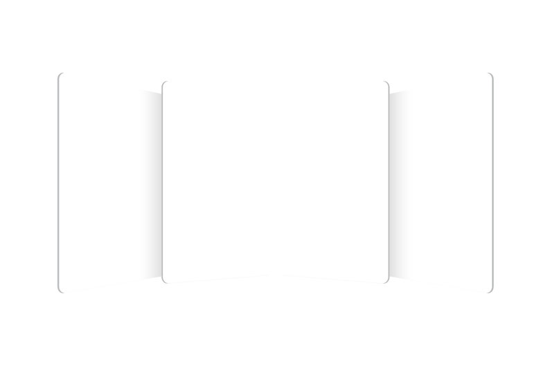 Membercard Template, Modern Simple Design, Printable Cards, Clean and ...