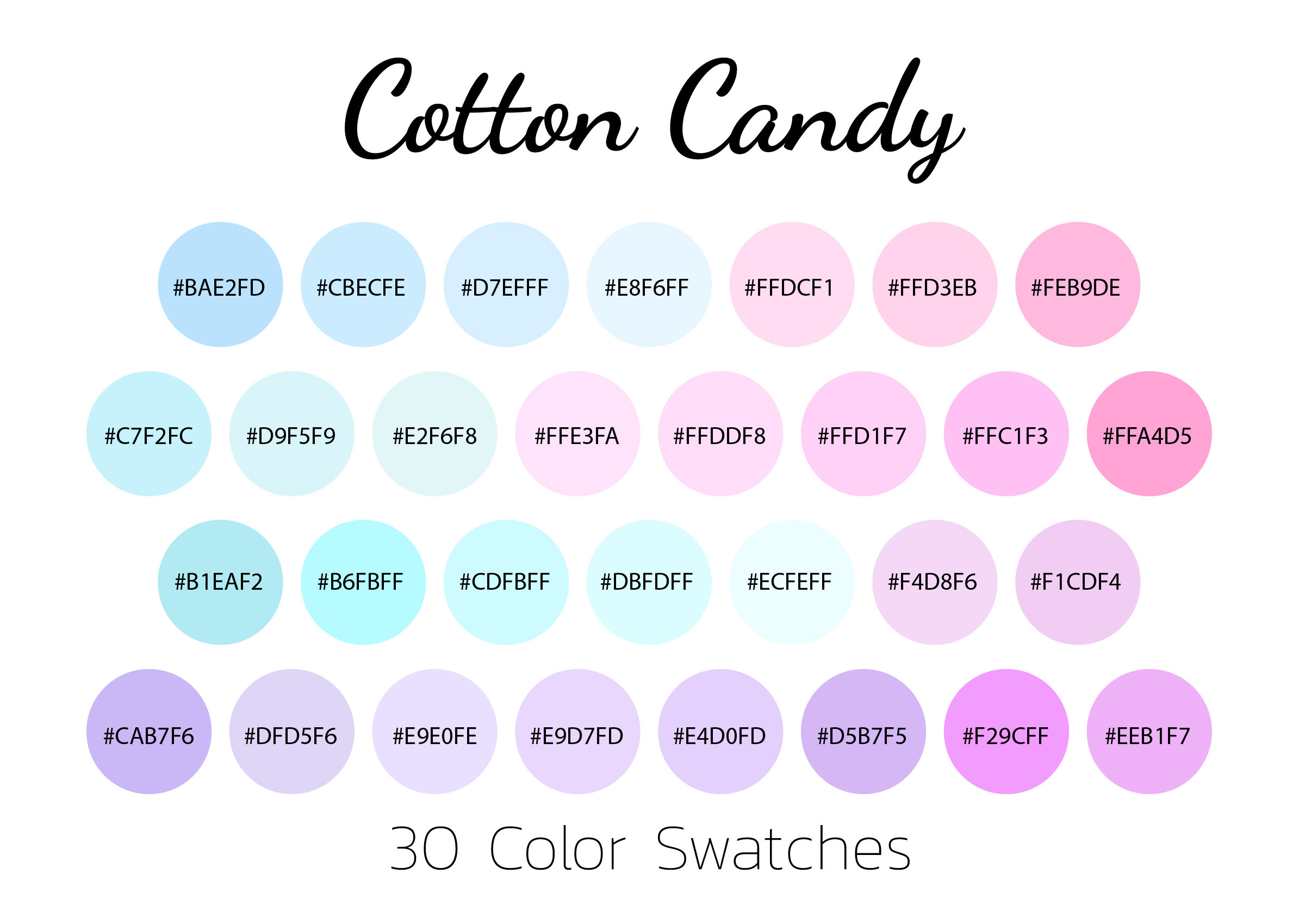 Cotton Candy, - Etsy
